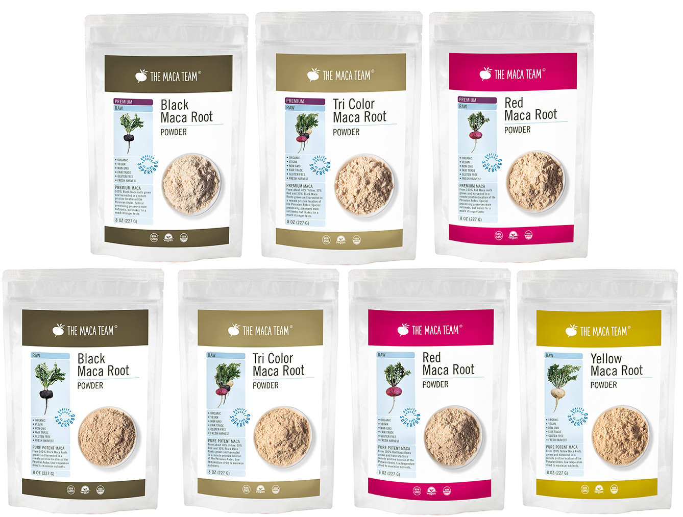 Healthy Maca Powder Sampler Package | The Maca Team