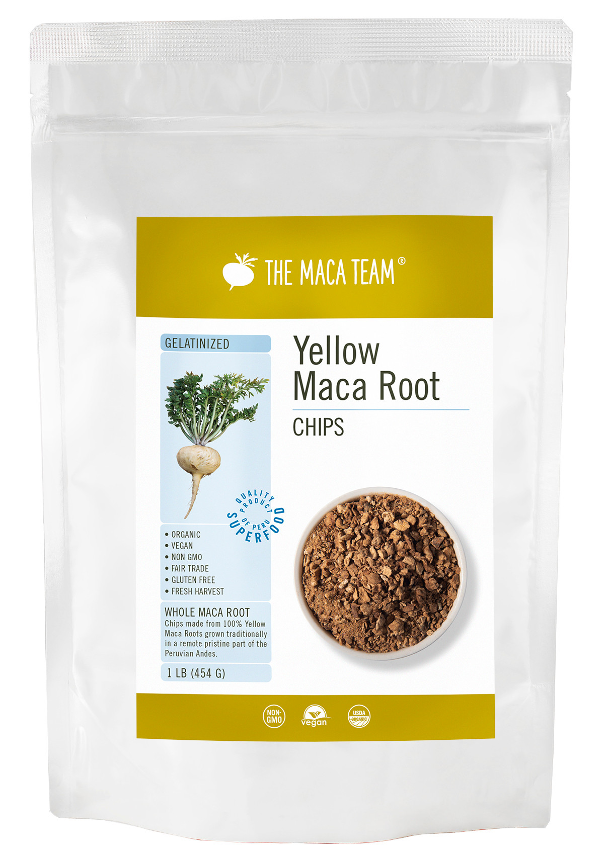 Yellow Maca: Organic Peruvian Yellow Maca Powder & Capsules | The Maca Team