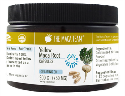 Organic Maca Root Capsules | Pure Maca Root Pills