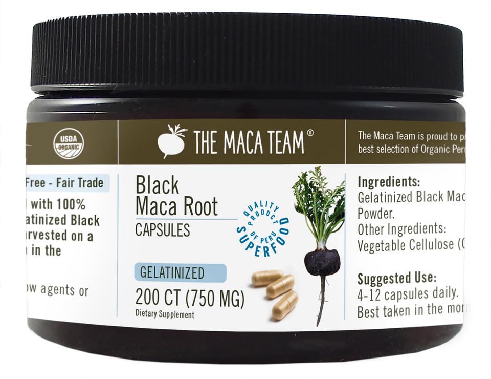 Black Maca | Organic Peruvian Black Maca Powder, Capsules & More | The ...