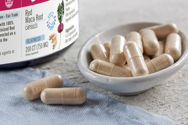 Gelatinized Red Maca Capsules | Organic Superfood Pills