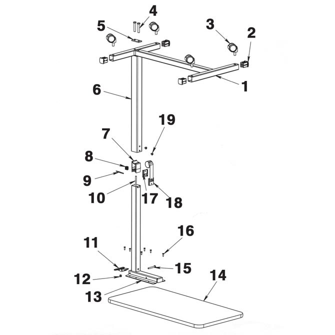 Hospital Beds & Stretchers - Hospital Bed Accessories - Overbed Tables ...