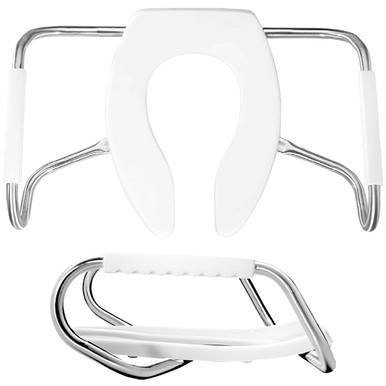 AL-40546 | ELONGATED BOWL OPEN FRONT W/O COVER - ALCO Sales & Service Co.