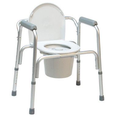 AL-58064 | 3-IN-1 ALUMINUM COMMODE 300 LB CAP (4/CASE) - ALCO Sales ...