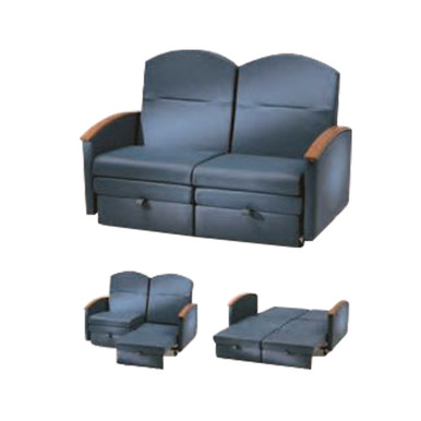 AL-87019 | DBL SLEEPER CHAIR, PADDED ARMS 42"H 61"W 74"SLEEP LENGTH ...