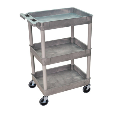 AL-STC111 | 3 SHELF TUB CART W/ 4" CASTERS 2 W/ BRAKES, SPECIFY COLOR ...