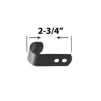 AL-46887 | ADJUSTMENT HOOK, 2-HOLE 1"DIAM, BLACK - ALCO Sales & Service Co.