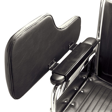 AL-72311 | BLACK PADDED LAP BOARD, HALF UPHOLSTERED, FLIP-UP BRACKET ...