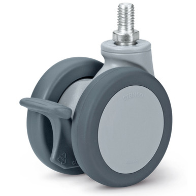 AL-82153 | 5" SWIVEL CASTER WITH BRAKE M12 X 20MM THREADED STEM - ALCO ...