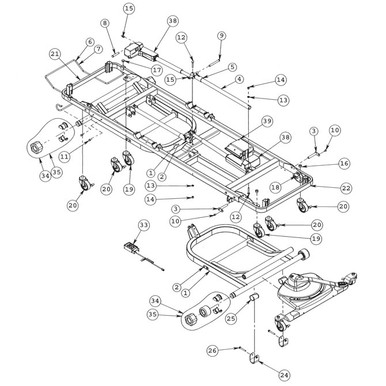 AL-60521 | ASSEMBLY, HI-LOW LEG, PADS - ALCO Sales & Service Co.