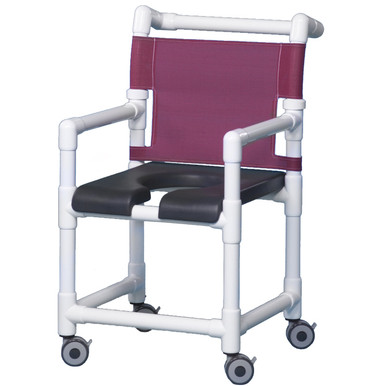 AL-66665 | 41"H OPEN SEAT SHOWER CHAIR W/ PAIL - SPECIFY SEAT & MESH ...