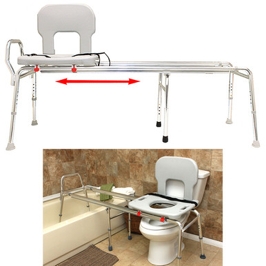 AL-86287 | TOILET-TO-TUB SLIDING TRANSFER BENCH, 350 LB CAP - ALCO ...