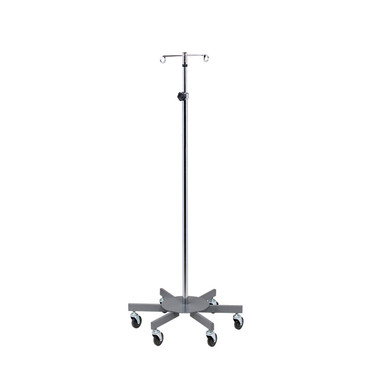 AL-43009 | 6 LEG INFUSION PUMP STAND 4 HOOK - ALCO Sales & Service Co.