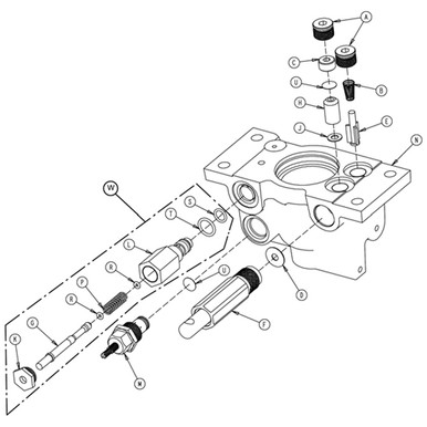 AL-78279 | BASE PLUG FOR STRYKER STRETCHER - ALCO Sales & Service Co.