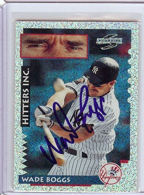 Wade Boggs 1995 Select Hand Signed Autograph Yankees #30 JSA AF20731 ...