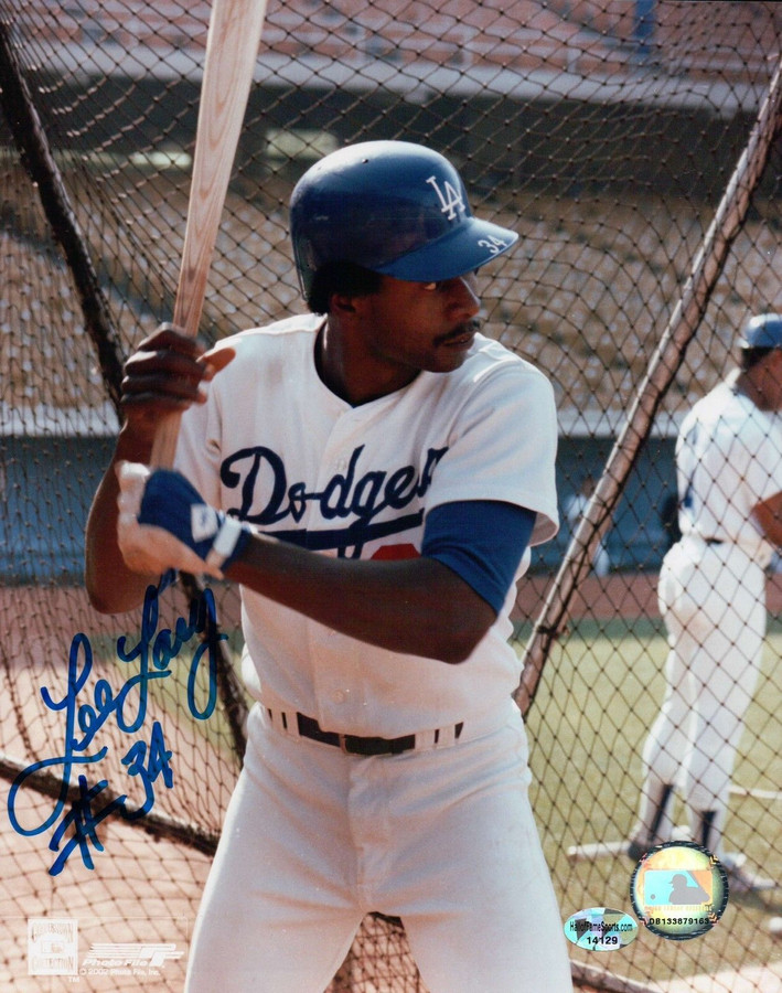 Lee Lacy Signed 8X10 Photo Autograph LA Dodgers Batting Cage Left Auto ...