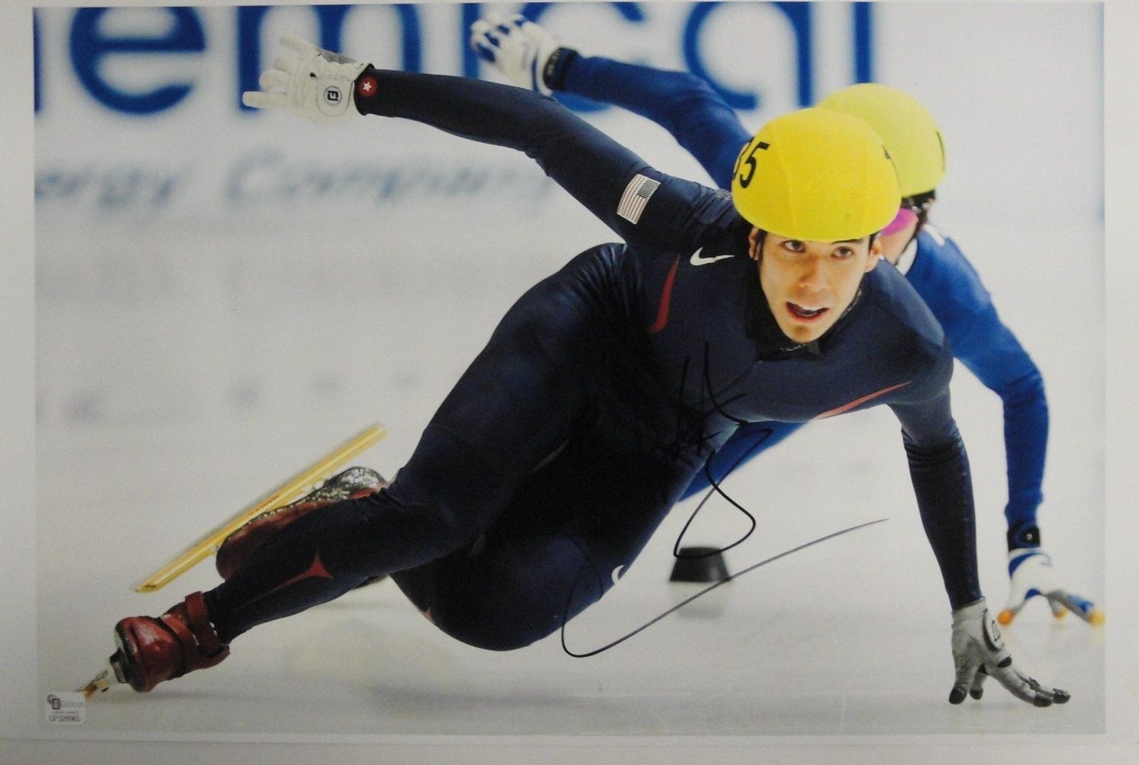 Apolo Ohno Signed Autographed 11"x17" Photograph USA Olympic Gold Medal ...