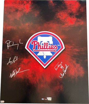 Von Hayes Pete Incavigilia Williams Samuel Autographed 20x24 Photo ...
