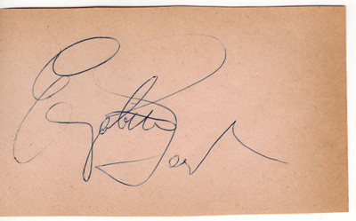 Elizabeth Taylor Signed Autographed Cut Signature Hollywood Legend JSA ...