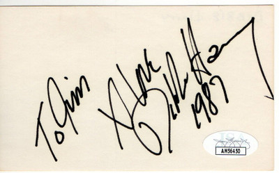 Debbie Harry Signed Autographed Index Card Blondie Singer 1987 JSA ...