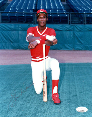 Eric Davis Signed Autographed 8X10 Photo Reds On Field Bat Pose JSA ...