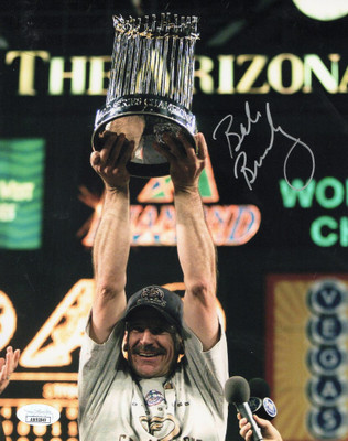 Bob Brenly Signed Autographed 8X10 Photo Diamondbacks 2001 WS Trophy ...