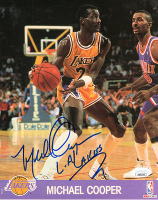 Michael Cooper Signed Autographed 8X10 Photo "LA Lakers" vs Knicks JSA ...