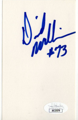 David Williams Signed Autographed Index Card Oilers Jets JSA AX25579 ...
