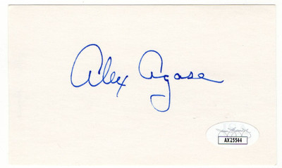 Alex Agase Signed Autographed Index Card Browns Colts JSA AX25544 ...