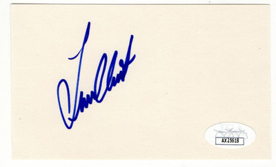 Lennie Clements Signed Autographed Index Card PGA Golfer JSA AX25618 ...