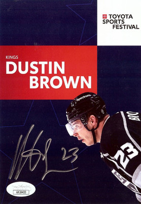 Dustin Brown Signed Autographed 5X7 Photo Kings Toyota Festival JSA ...