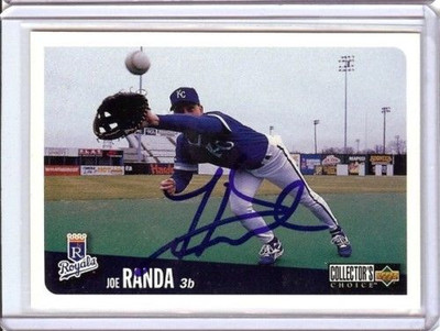 Joe Randa 1996 Collector'S Choice Card Auto Autograph - Cardboard Legends