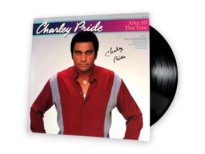 Charley Pride Autographed Record Album Cover After All This Time BAS ...