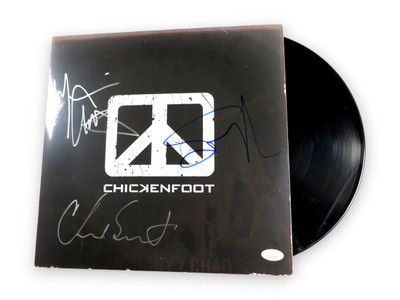 Chickenfoot Band Autographed Record Album Cover Hagar Smith Anthony JSA ...