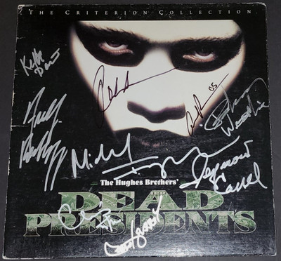 Dead Presidents Signed Cast Autographed Laserdisc Hughes Brothers +7 ...