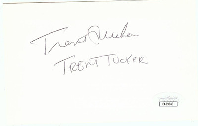 Trent Tucker Signed Autographed Cut Signature Knicks Spurs JSA CA09643 ...