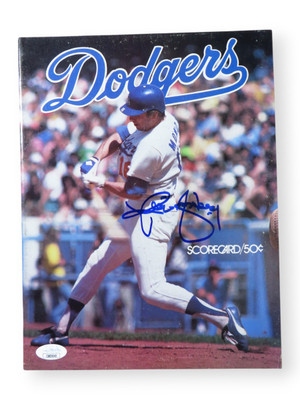 Rick Monday Signed Autographed Magazine 1978 Dodgers Scorecard JSA ...