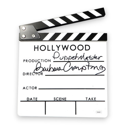 Barbara Crampton Signed Autographed Movie Clapper "Puppet Master" JSA ...