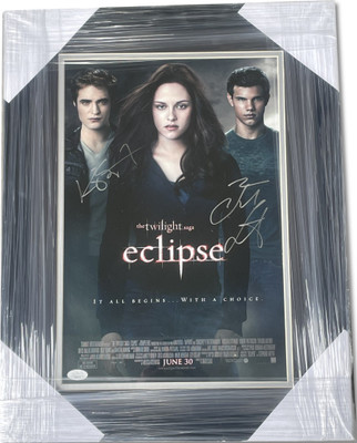 The Twilight Saga Eclipse Autographed Poster Kristen Stewart Lautner ...