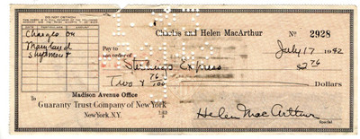 Helen Hayes Signed Autographed Bank Check First EGOT Winner 1942 JSA ...