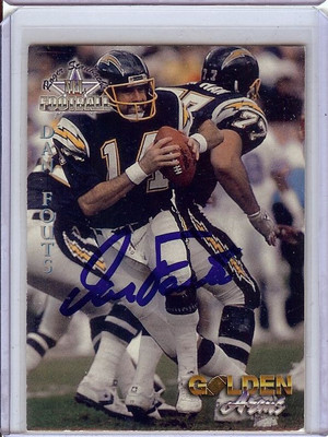 Dan Fouts 1994 Ted Williams Hand Signed Autograph Golden Arms #75 JSA ...