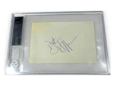 Dustin Hoffman Signed Autographed Cut Signature Rain Man Tootsie BAS ...