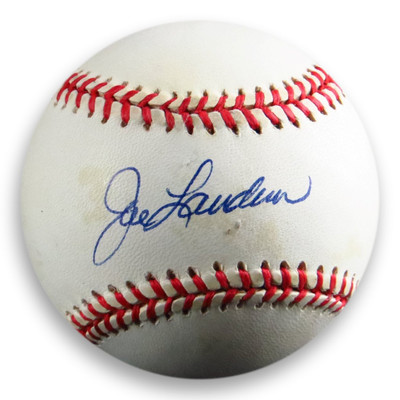 Joe Landrum Signed Autographed Official NL Baseball Brooklyn Dodgers ...