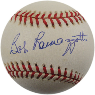 Bob Ramazzotti Signed Autographed Official NL Baseball Brooklyn Dodgers ...