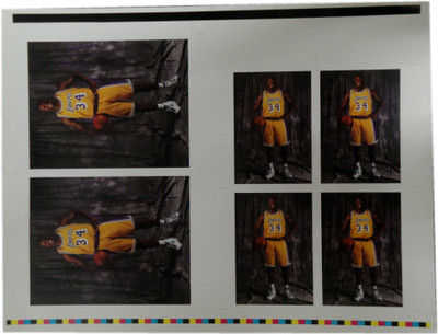 Shaquille O'Neal Unsigned 19x25 Proof Sheet Los Angeles Lakers Home ...