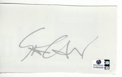 Scott Ian Signed Autographed Cut Autograph Anthrax Guitarist GV900255 ...