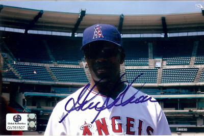 Garet Anderson Signed Autographed 4X6 Photo Anaheim Angels GV761507 ...