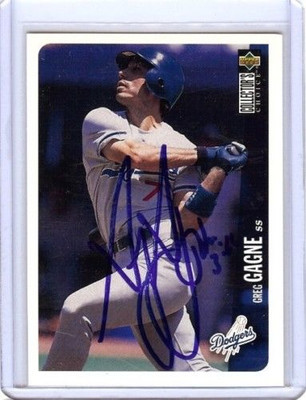 Greg Gagne 1996 Collector'S Choice Card Auto Autograph - Cardboard Legends