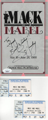 Lee Horsley Signed Autographed Playbill Program Mack and Mabel JSA ...