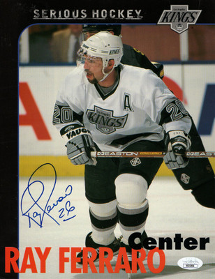 Ray Ferraro Signed Autographed 8.5X11 Photo Los Angeles Kings JSA ...